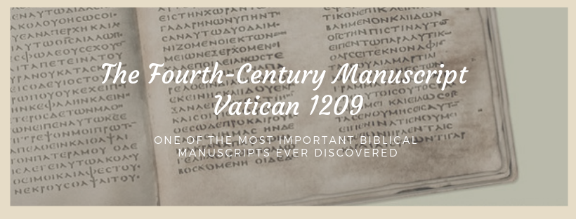 CODEX VATICANUS: Why a Treasure? - Christian Publishing House Blog
