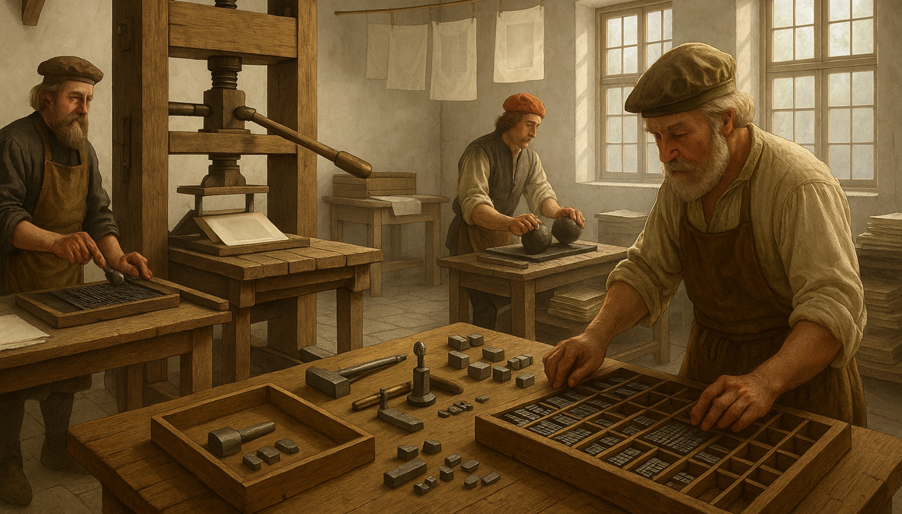 Johannes Gutenberg (1400–1468): The Man Who Introduced Movable-Type ...