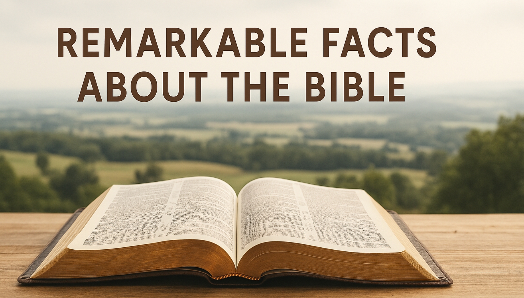 Remarkable Facts About the Bible - Christian Publishing House Blog