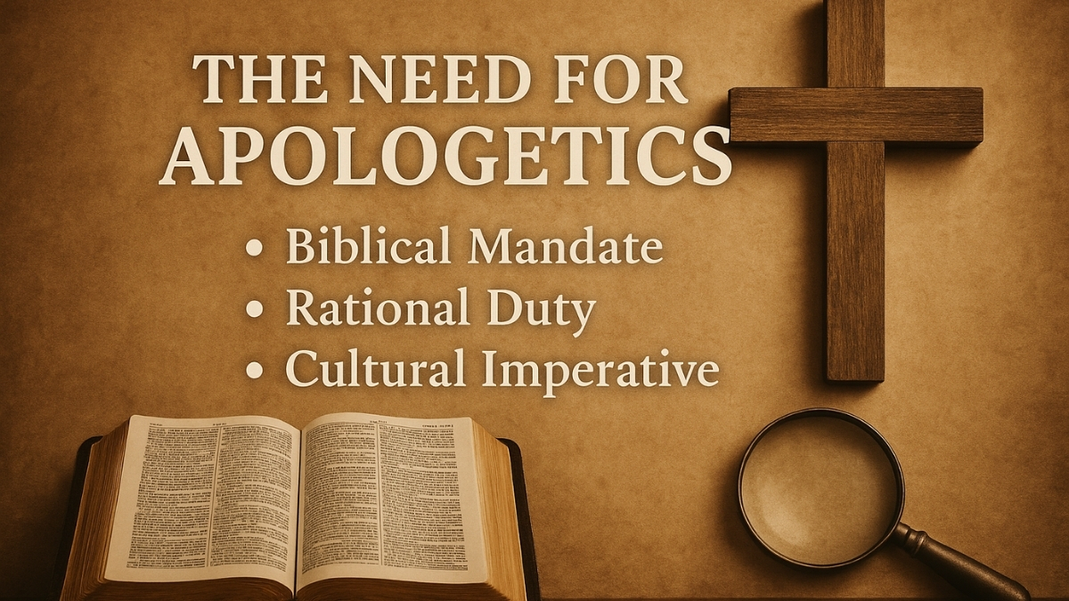 What Is the Need for Christian Apologetics? - Christian Publishing ...